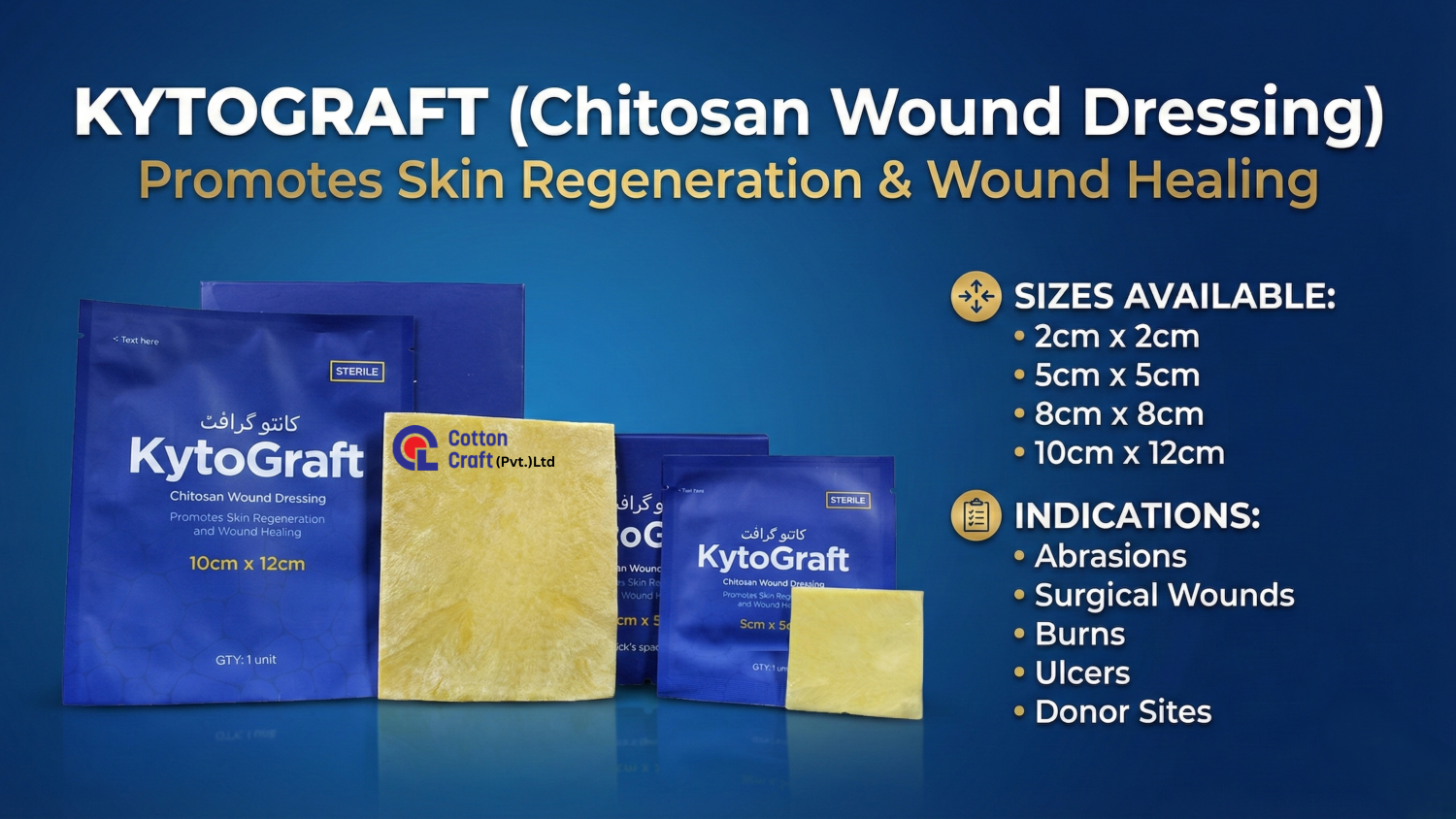 KytoGraft Chitosan Dressing: Where Marine Biopolymer Science Transforms ...