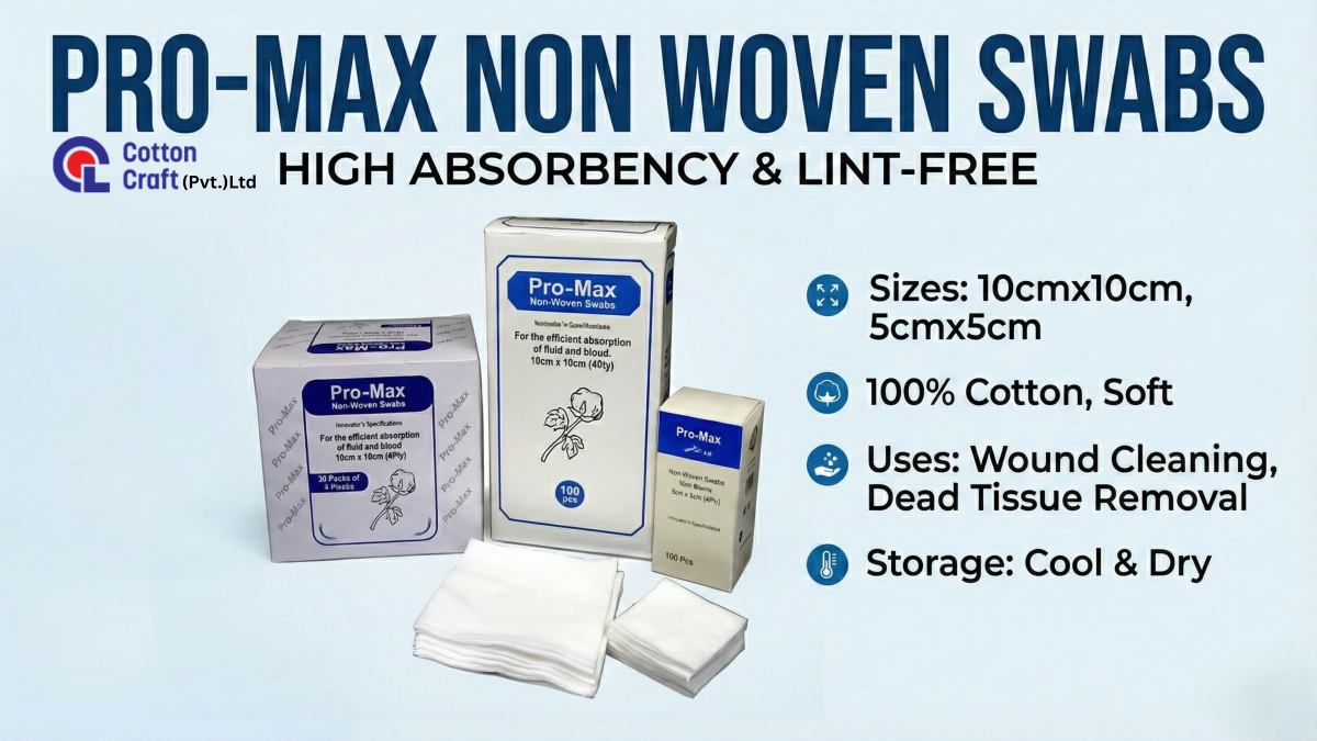 Pro-Max Non-Woven Swabs: Where Fiber Technology Transforms Wound Care ...